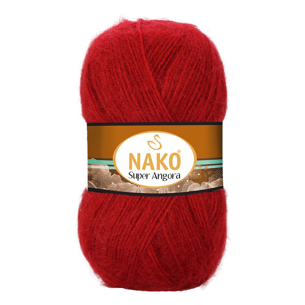 Nako Super Angora 1175 Yarn - Soft Wool-Mohair Blend for Cozy Projects