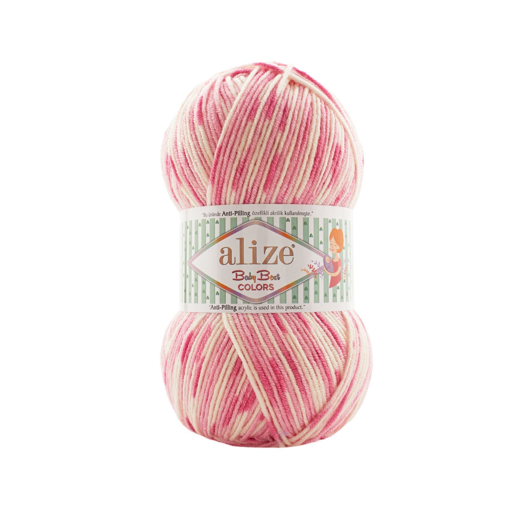 Alize Baby Best Colors 8036 - Soft & Hypoallergenic Baby Yarn