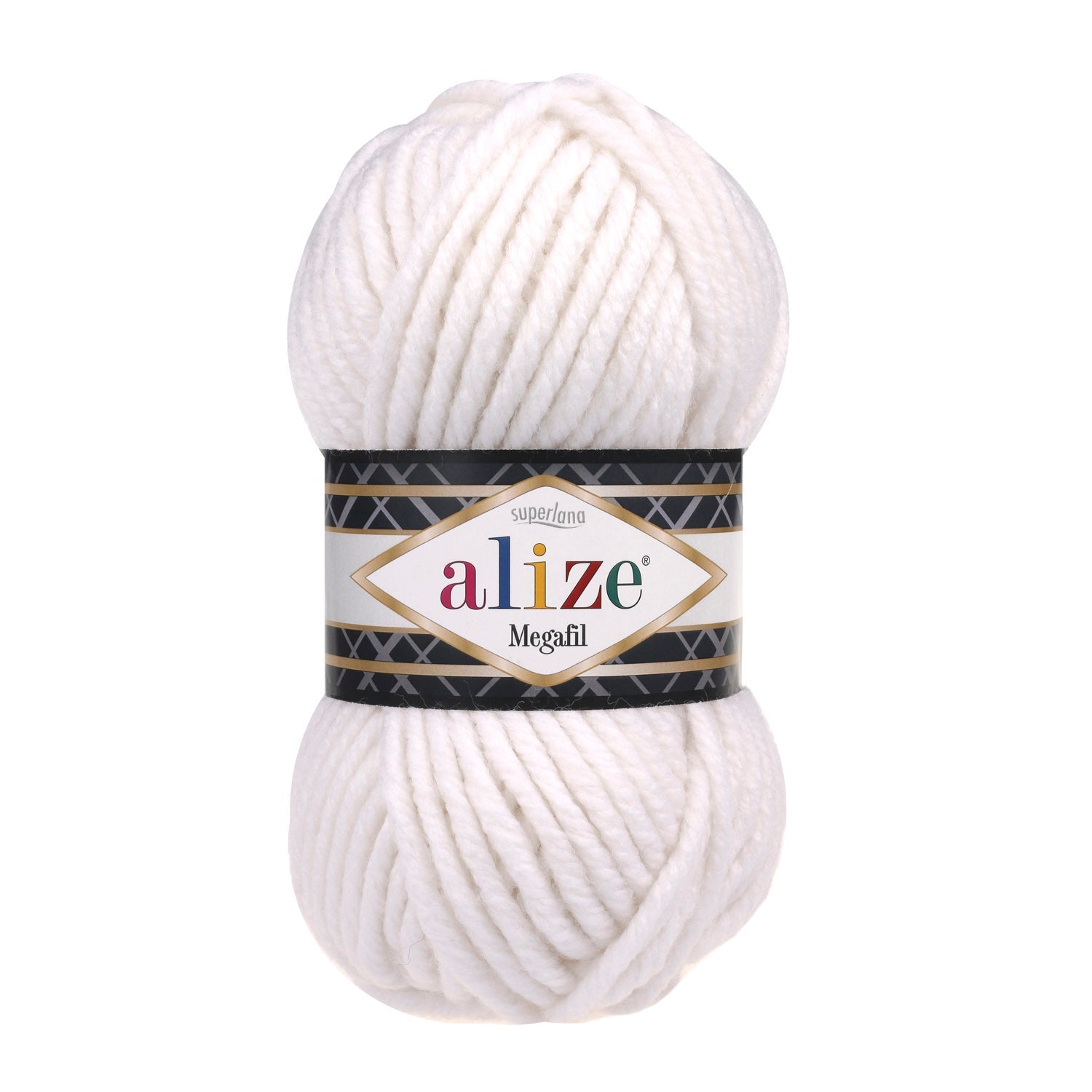 Alize Superlana Megafil 55 - Thick & Cozy Wool Blend Yarn