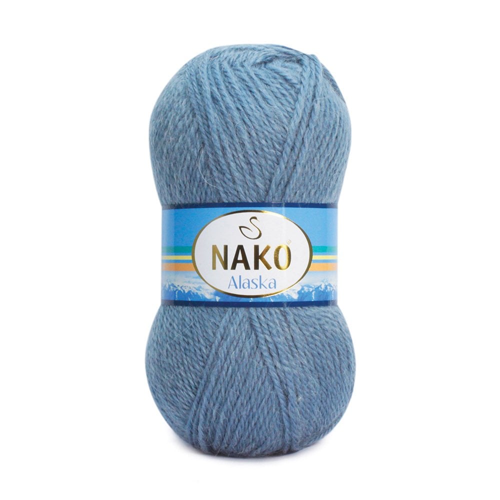 Nako Alaska 23547 - Soft & Fluffy Wool-Mohair Blend Yarn