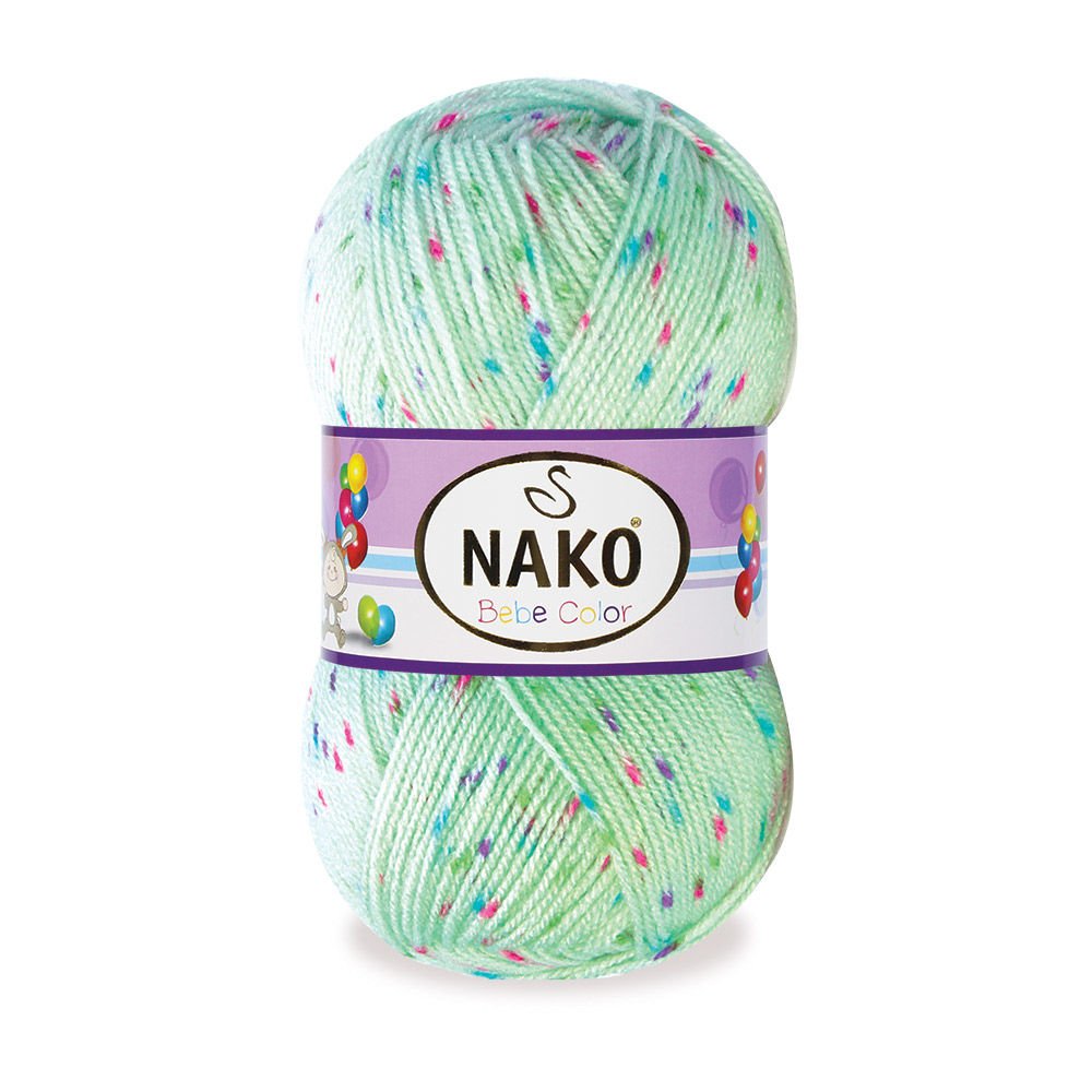 Nako Bebe Color 31370 - Soft & Colorful Yarn for Baby Projects