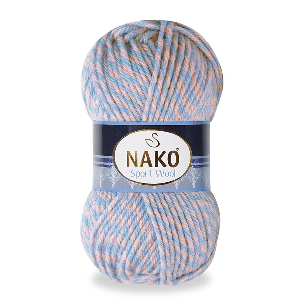 Nako Sport Wool 21328 - Cozy & Durable Wool Blend Yarn