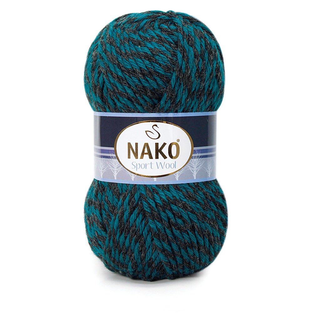 Nako Sport Wool 21341 - Cozy & Durable Wool Blend Yarn