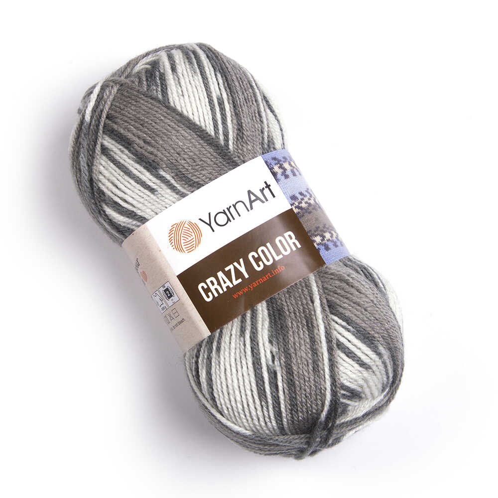 YarnArt Crazy Color 137: Self-Patterning Yarn for Vibrant Winter ...