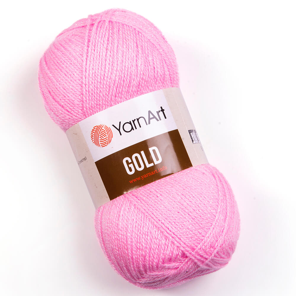 Yarnart Gold - Lightweight Metallic Acrylic Yarn