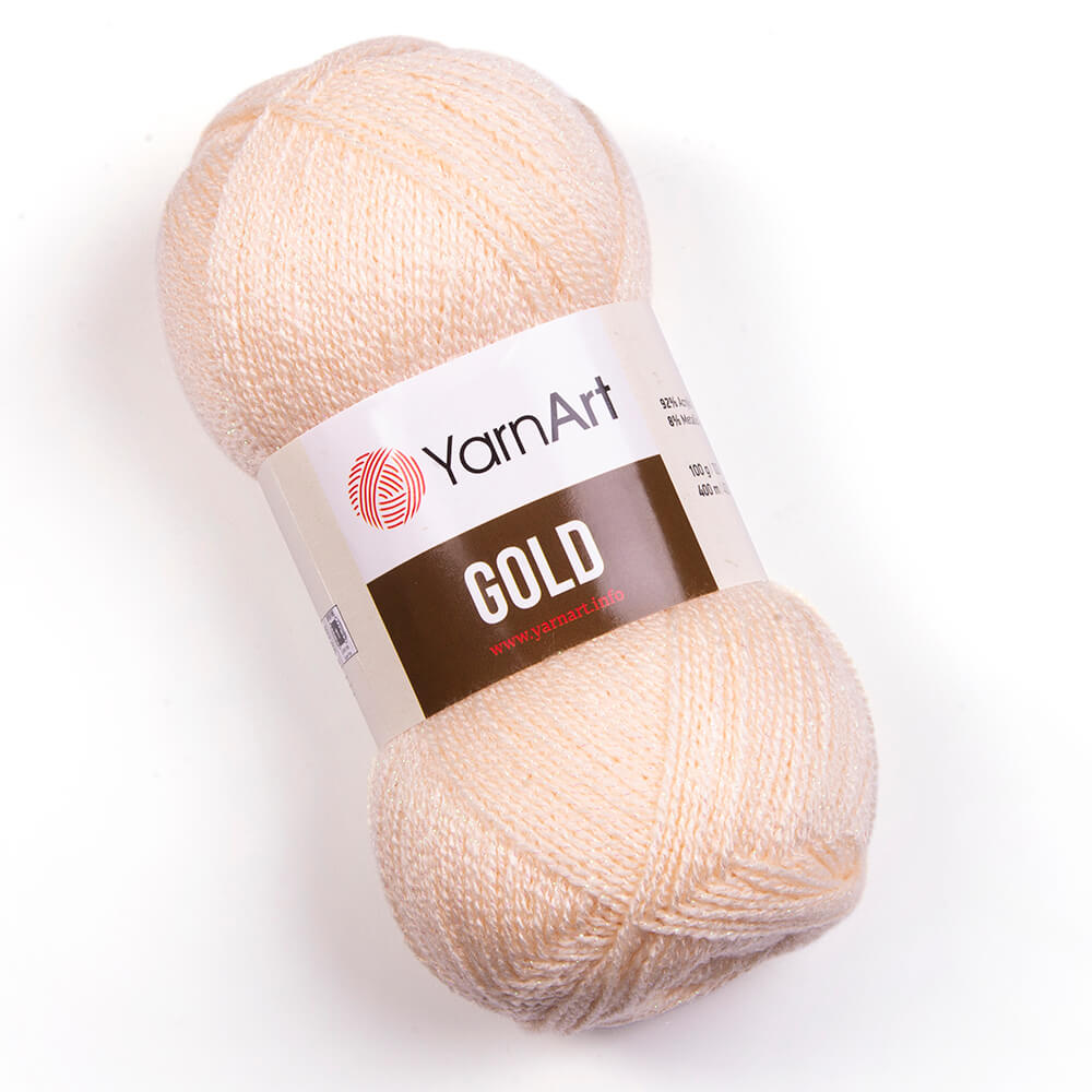 Yarnart Gold - Lightweight Metallic Acrylic Yarn