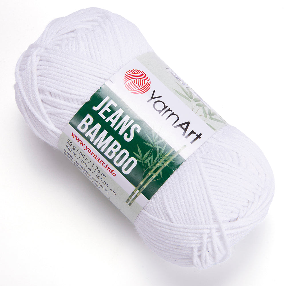 YarnArt Jeans Bamboo 101 - Soft & Antibacterial Bamboo Blend Yarn