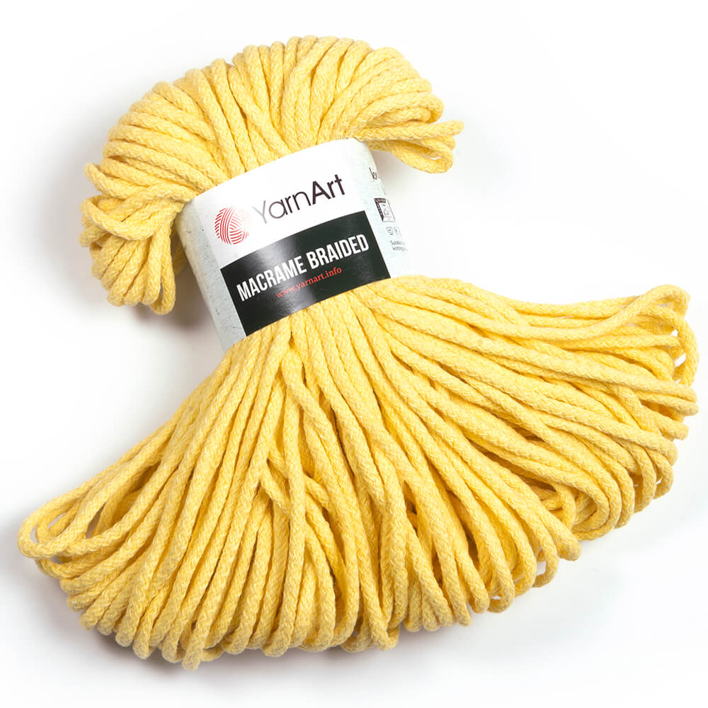 Yarnart Macrame Braided - Soft Cotton Yarn for Macrame & Home Decor ...