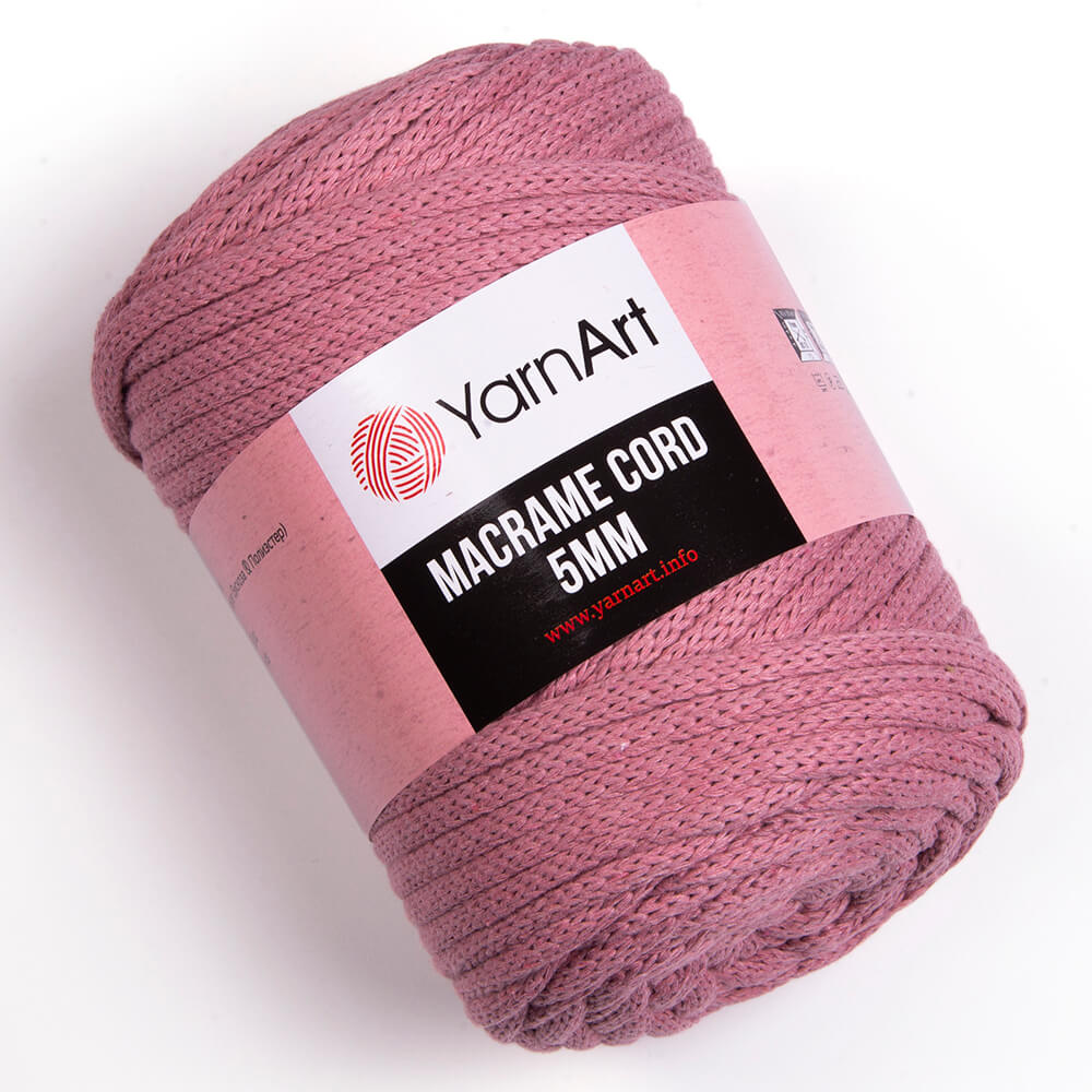 YarnArt Macrame Cord 5 MM 792 - Strong Cotton Rope for Macramé ...