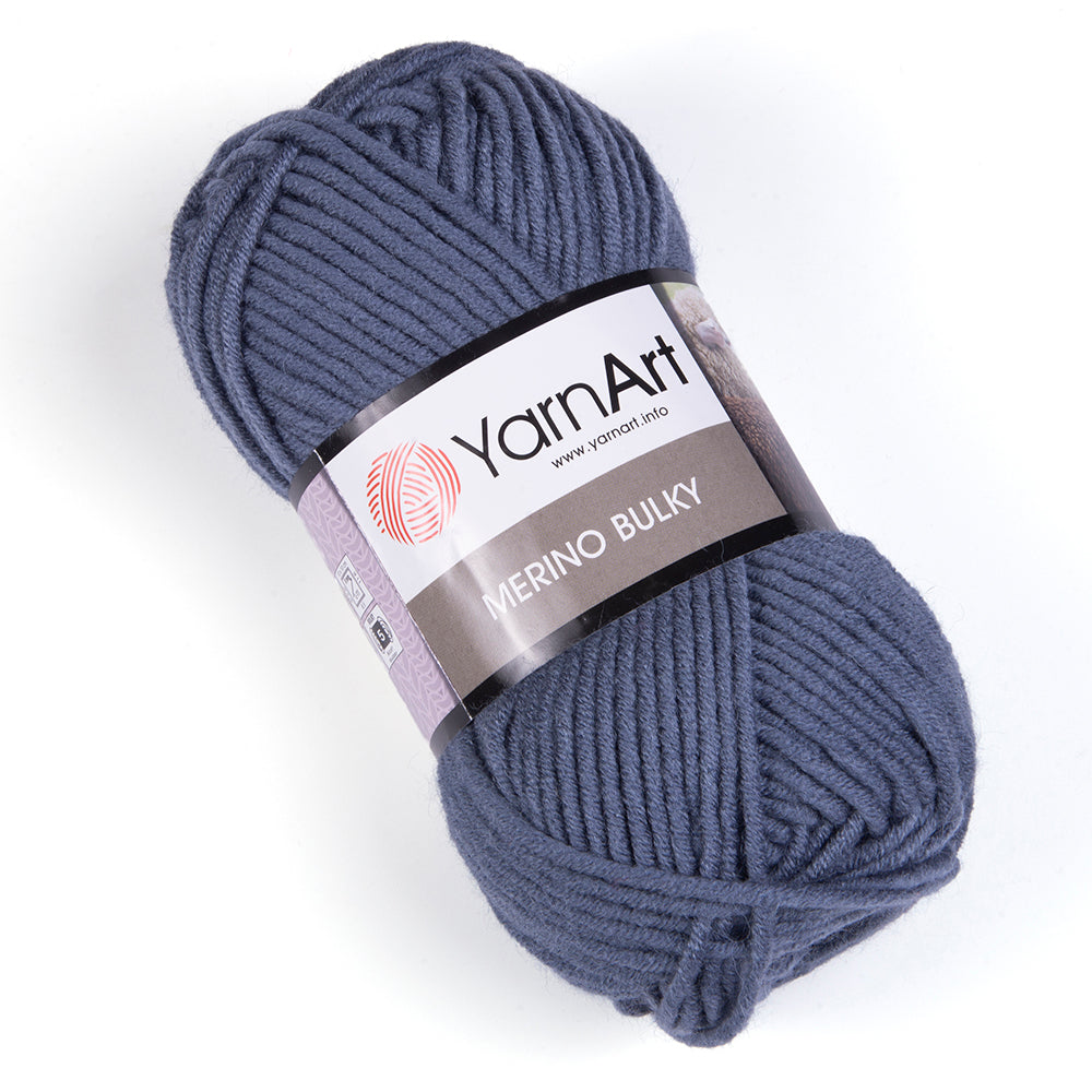 YarnArt Merino Bulky 3088 - Thick & Soft Wool Yarn for Quick Winter Knits