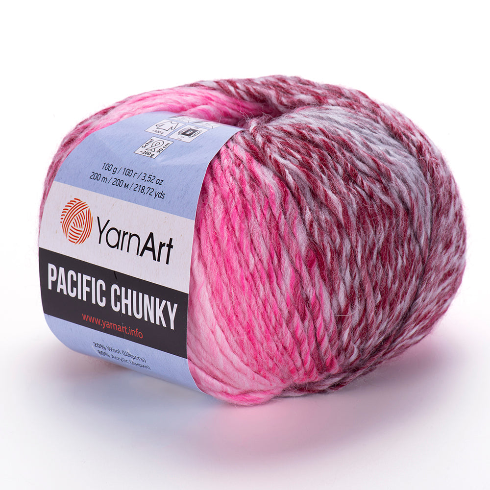 YarnArt Pacific Chunky 310 - Wool Blend Yarn for Fall & Winter Knits