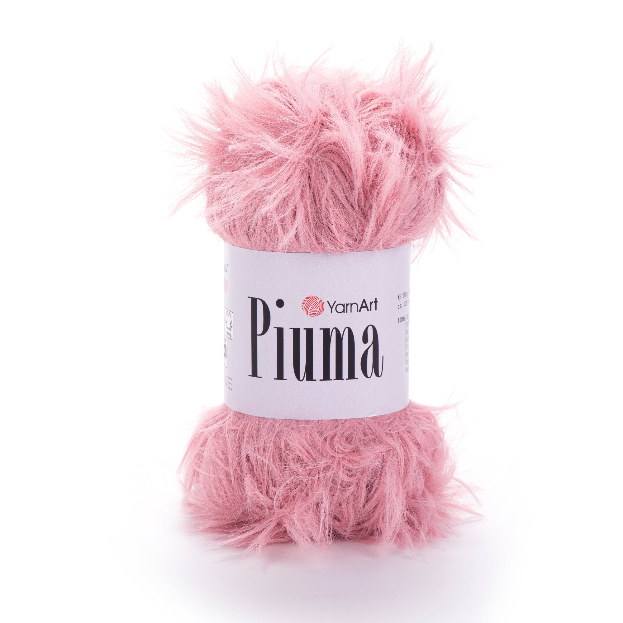 Yarnart Piuma - Luxurious Long Pile Plush Yarn for Soft & Glamorous Knits