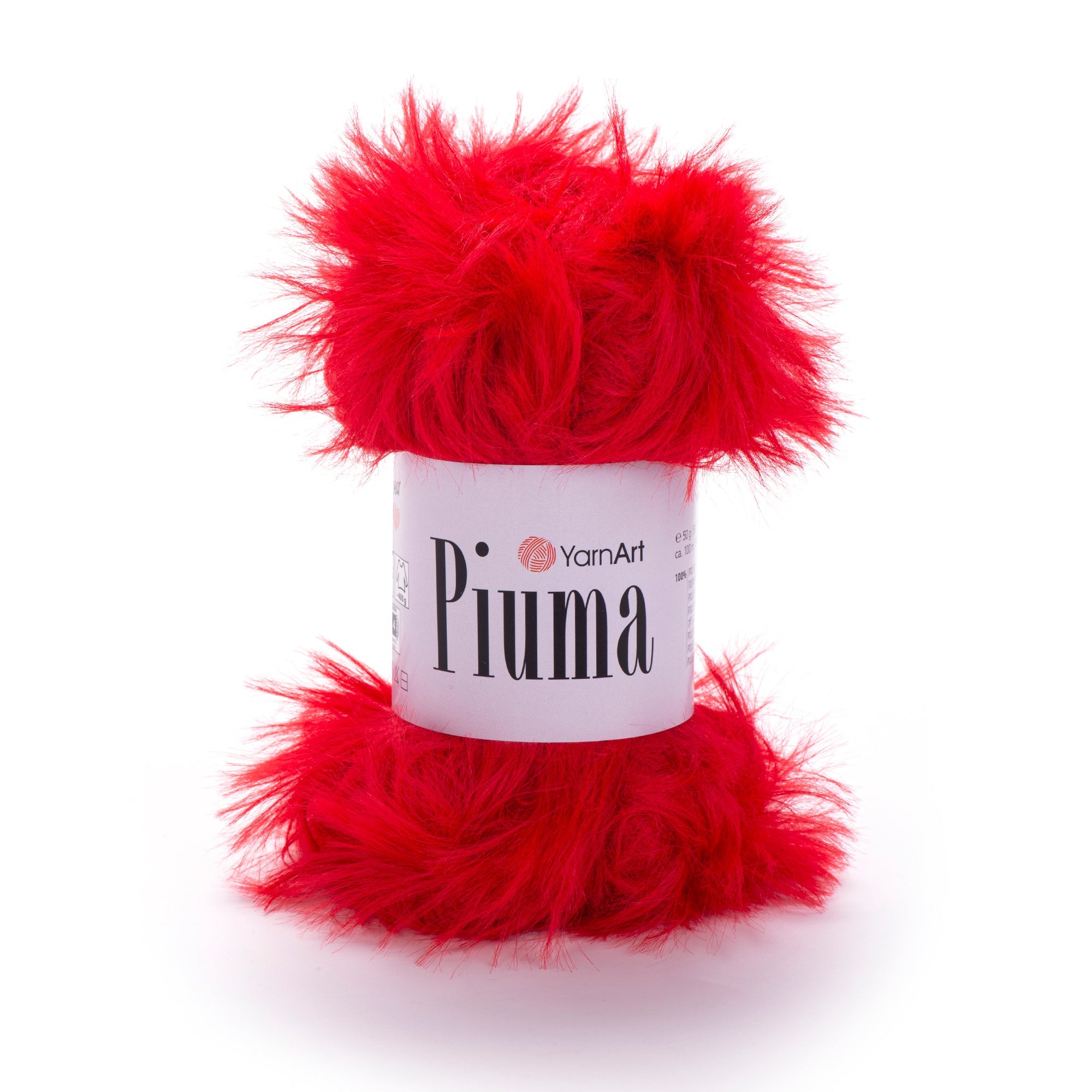 Yarnart Piuma - Luxurious Long Pile Plush Yarn for Soft & Glamorous Knits