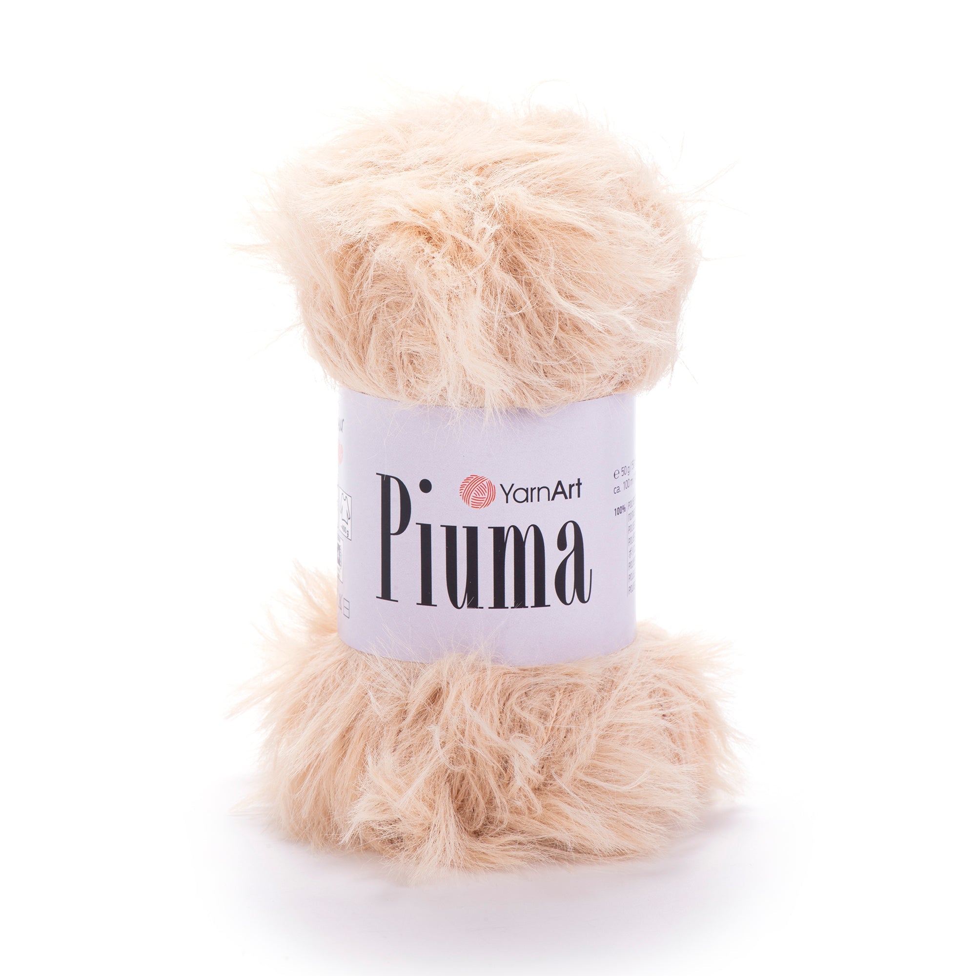Yarnart Piuma - Luxurious Long Pile Plush Yarn for Soft & Glamorous Knits
