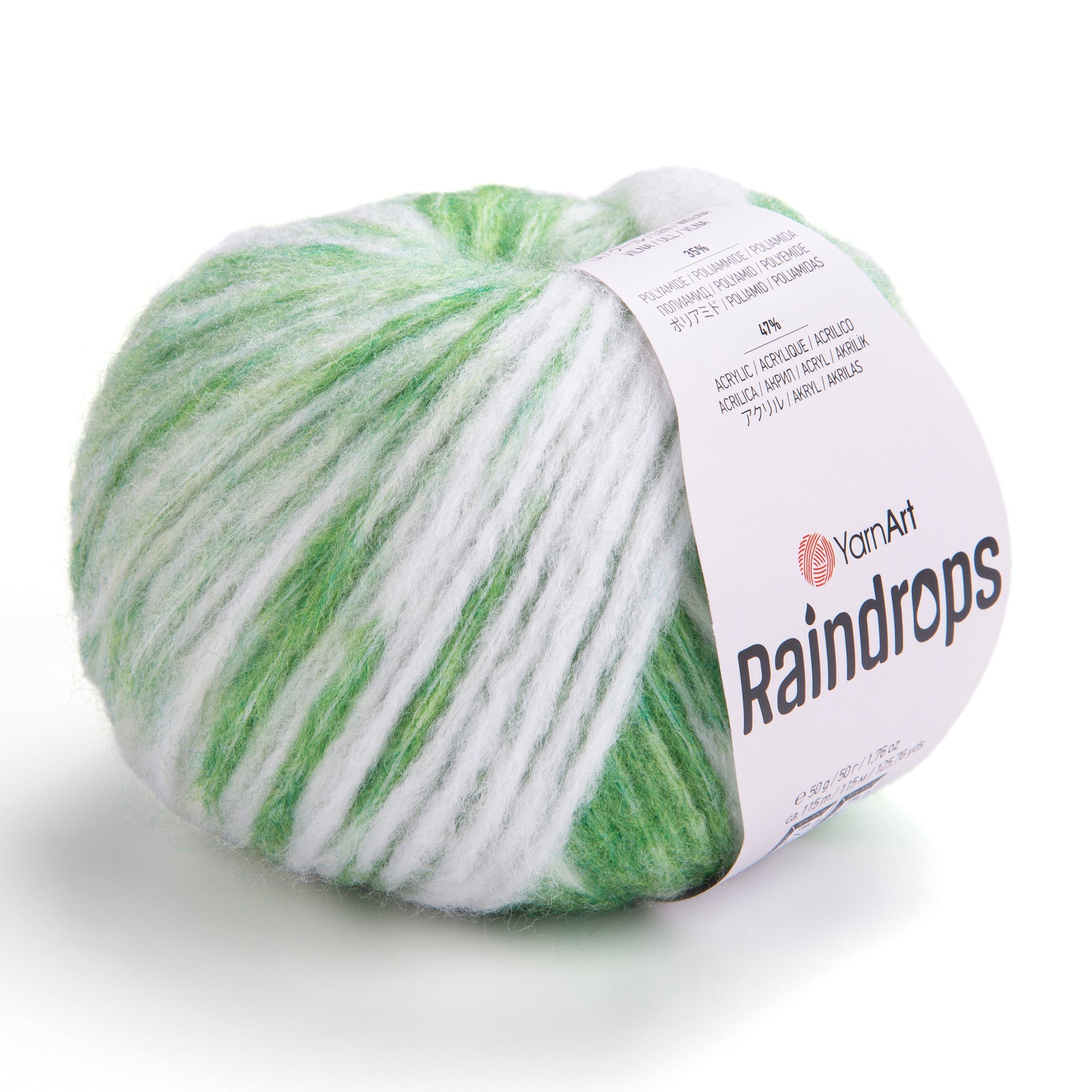 Yarnart Raindrops - Lightweight & Fluffy Wool Blend Yarn for Winter