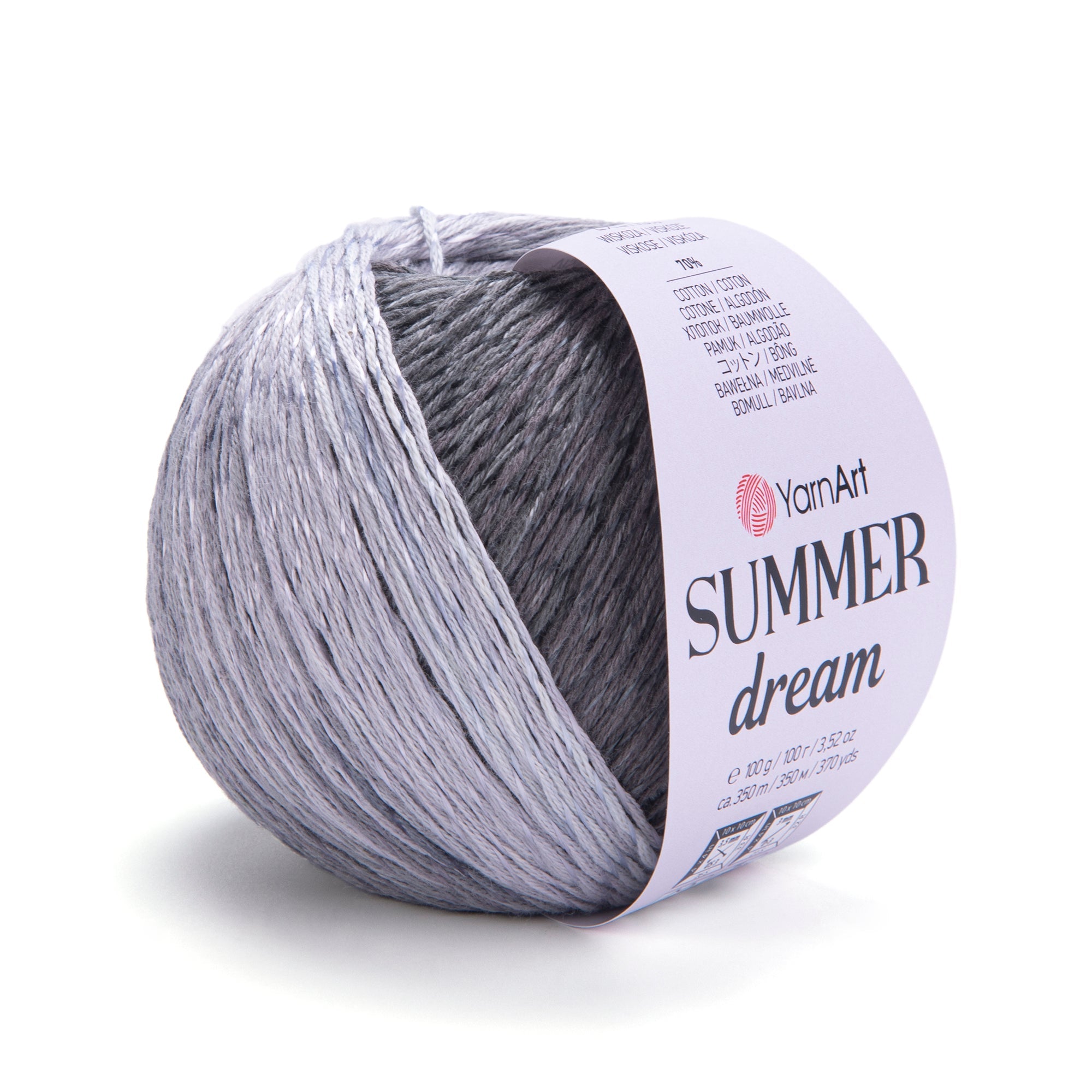 Yarnart Summer Dream - 70% Cotton Yarn for Summer Crafts